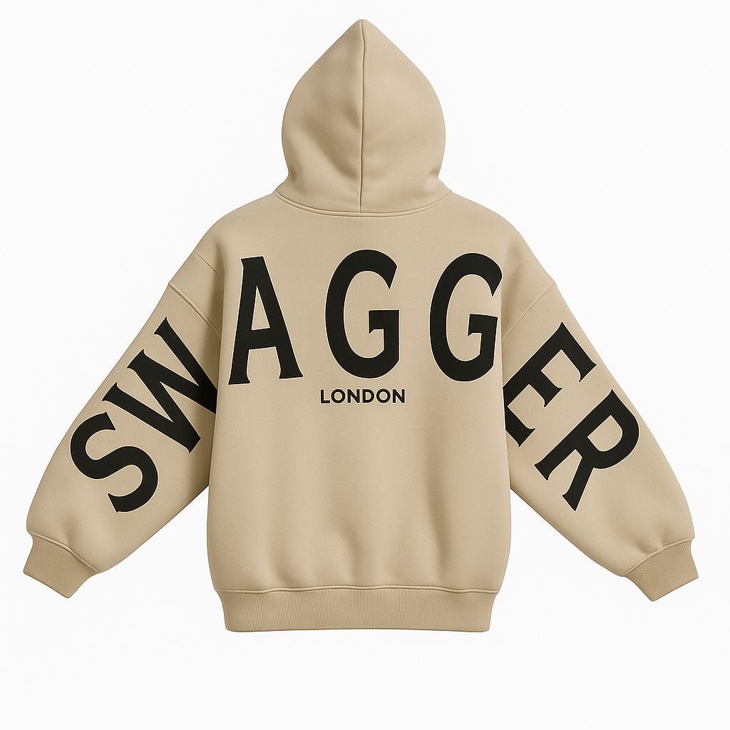 Swagger London Oversized Hoodie – Stone